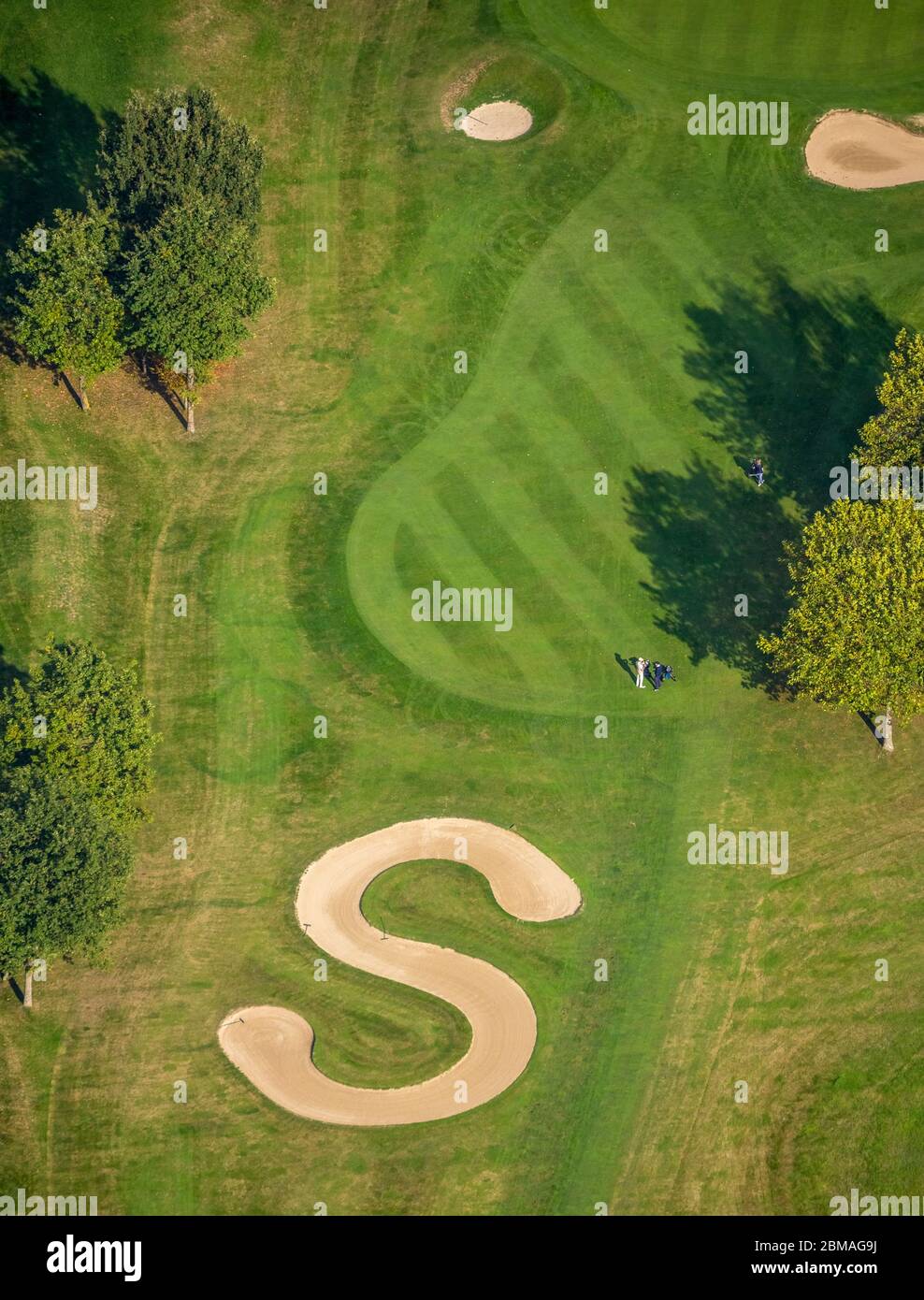 Golf course birds eye view hi-res stock photography and images - Alamy