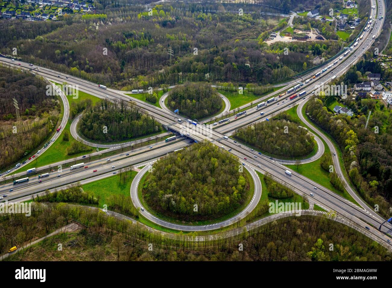 Hagen interchange hi-res stock photography and images - Alamy