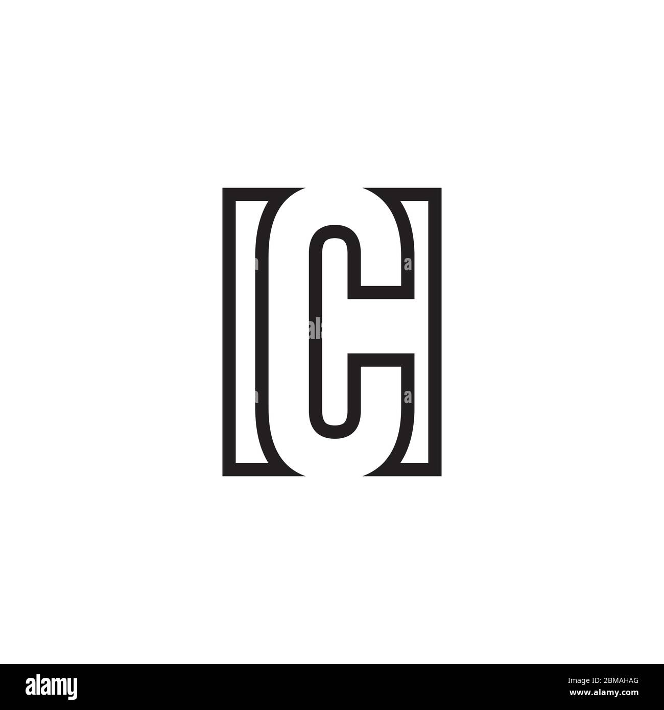 lines square letter C design concept Stock Vector Image & Art - Alamy