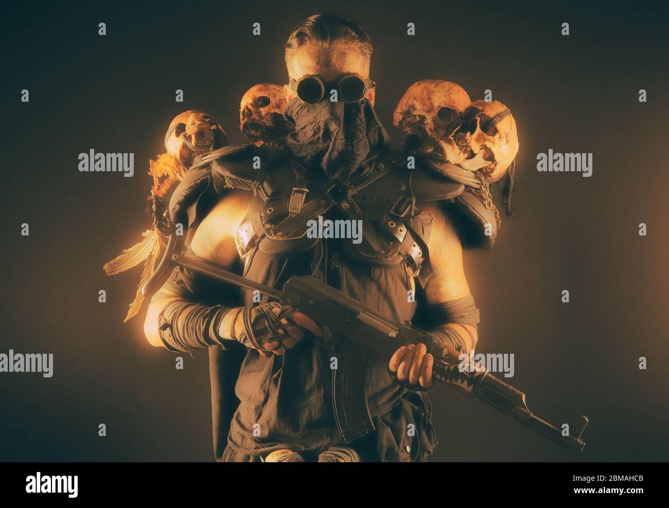 Post apocalyptic survivor, radioactive zone stalker, crazy serial ...