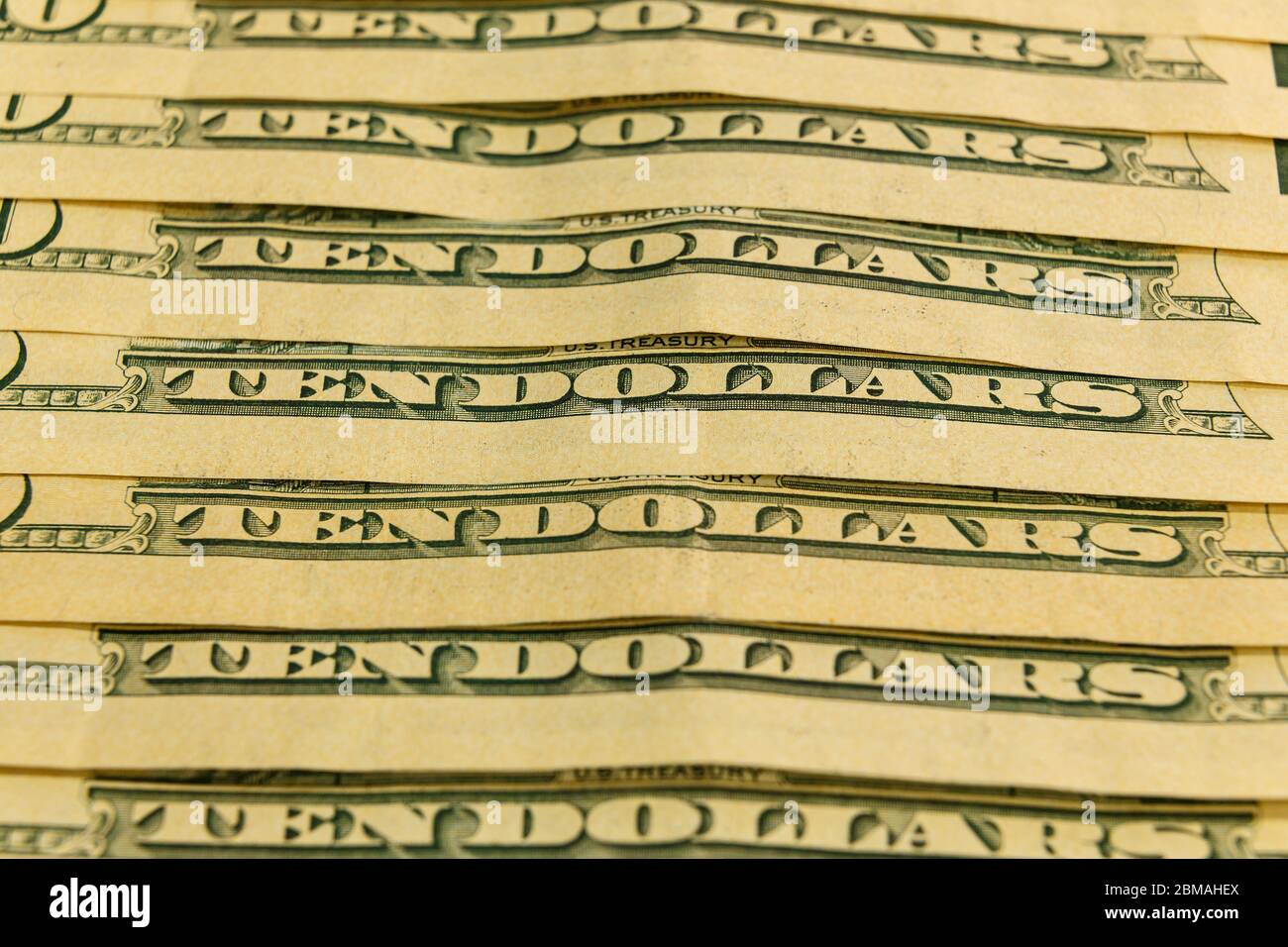 Ten dollar bills hi-res stock photography and images - Alamy
