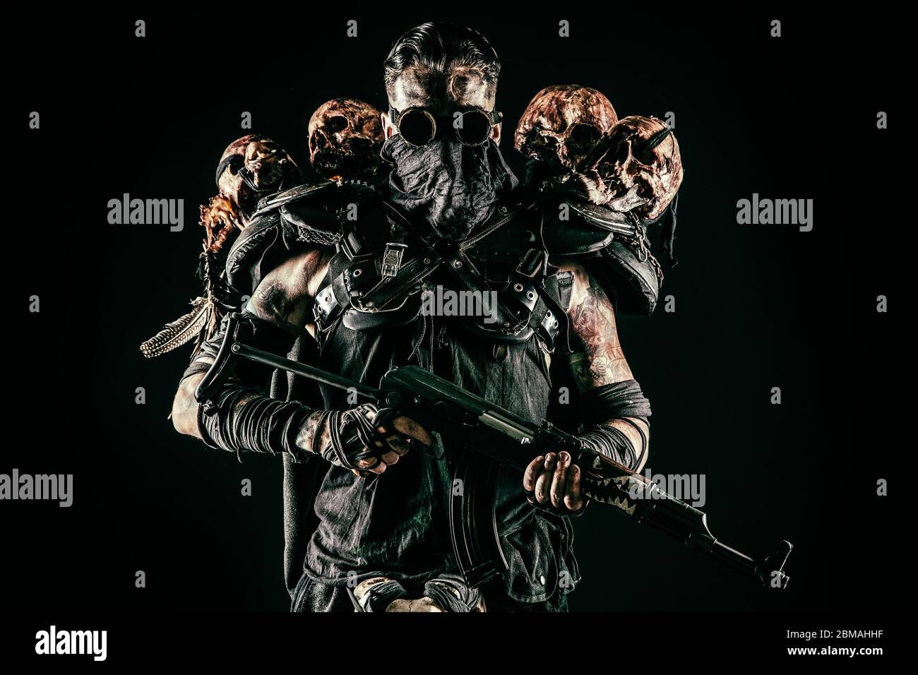 Post apocalyptic survivor, radioactive zone stalker, crazy serial ...