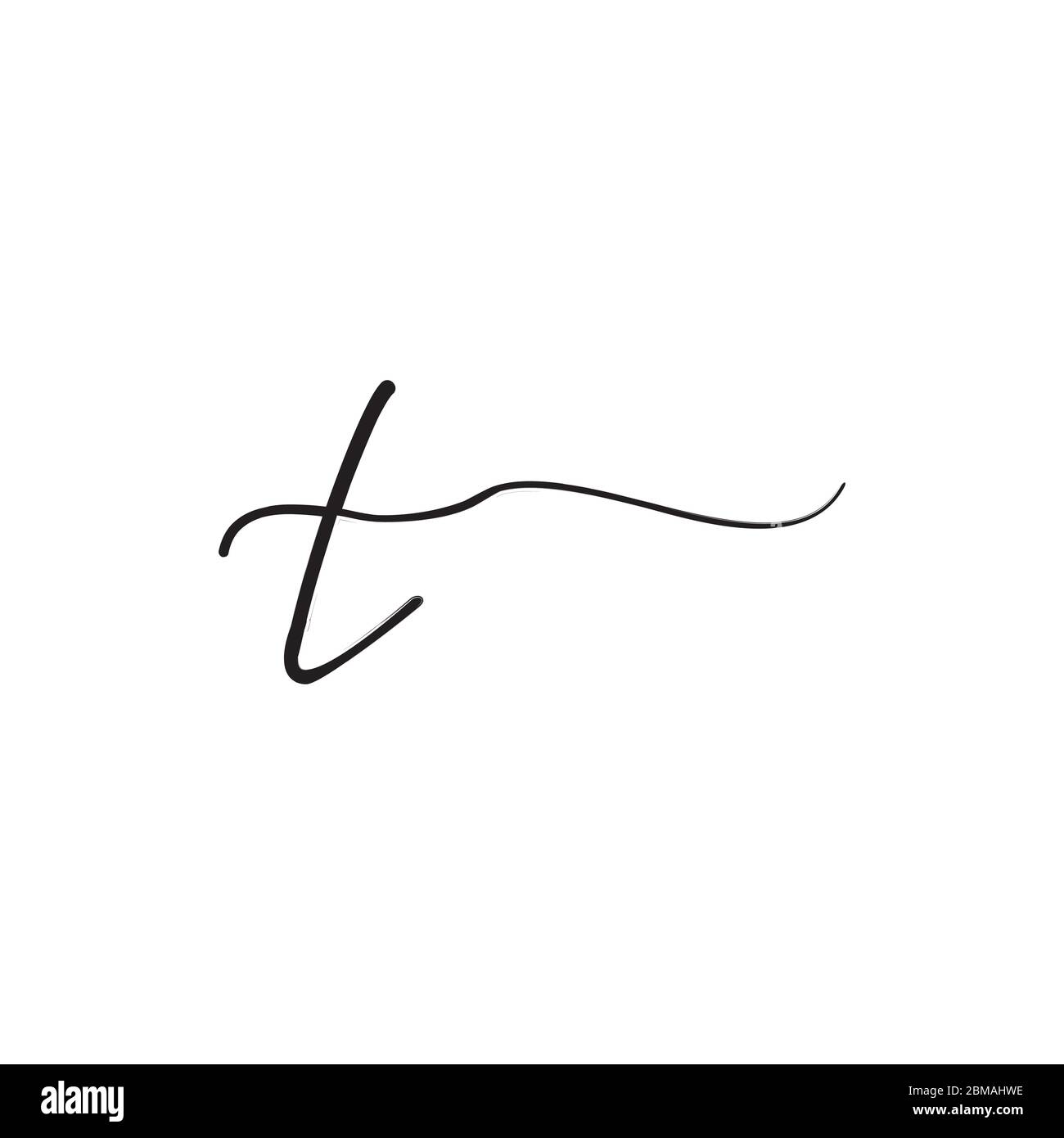 script letter logo design vector Stock Vector Image & Art - Alamy