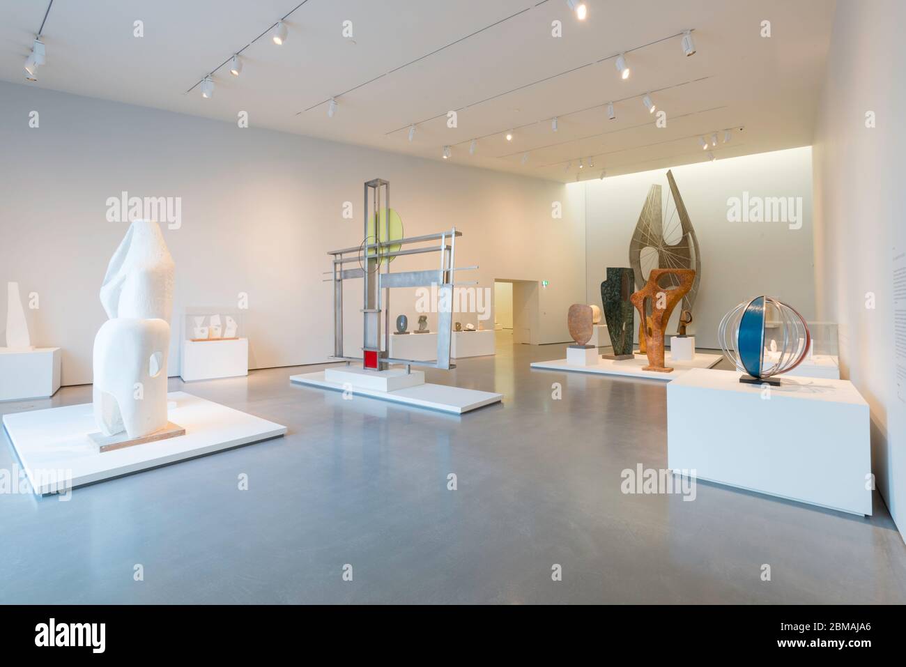 Interior view of one of the galleries of the Hepworth Wakefield a ...