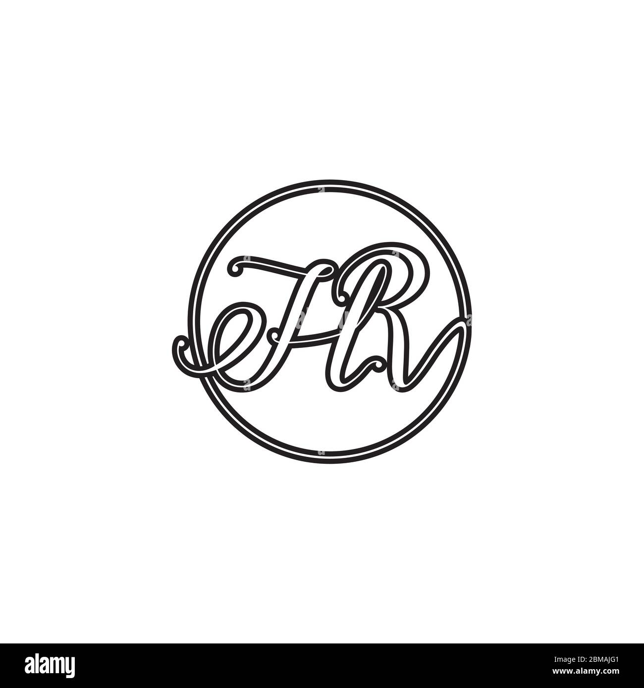 Letter R Script Designs