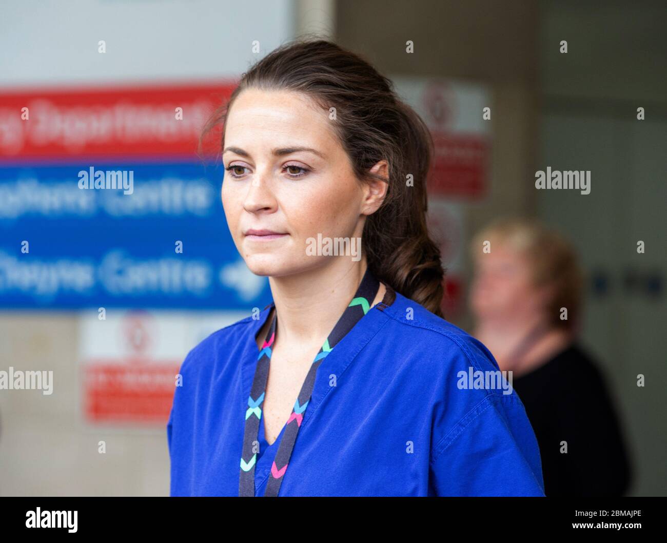 London, UK. 8th May, 2020. Nurses, doctors and care workers at Chelsea ...