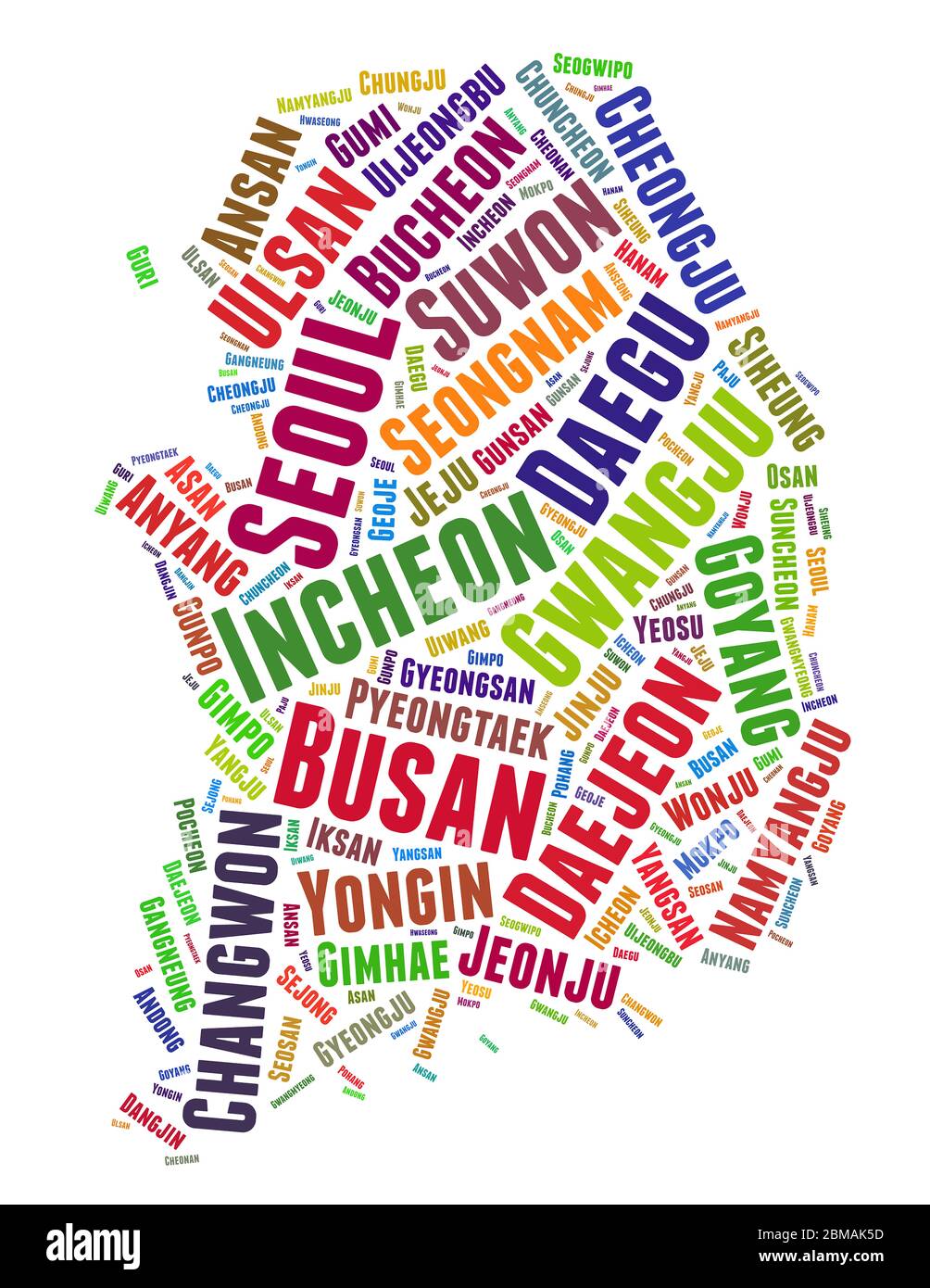 Map of busan Cut Out Stock Images & Pictures - Alamy