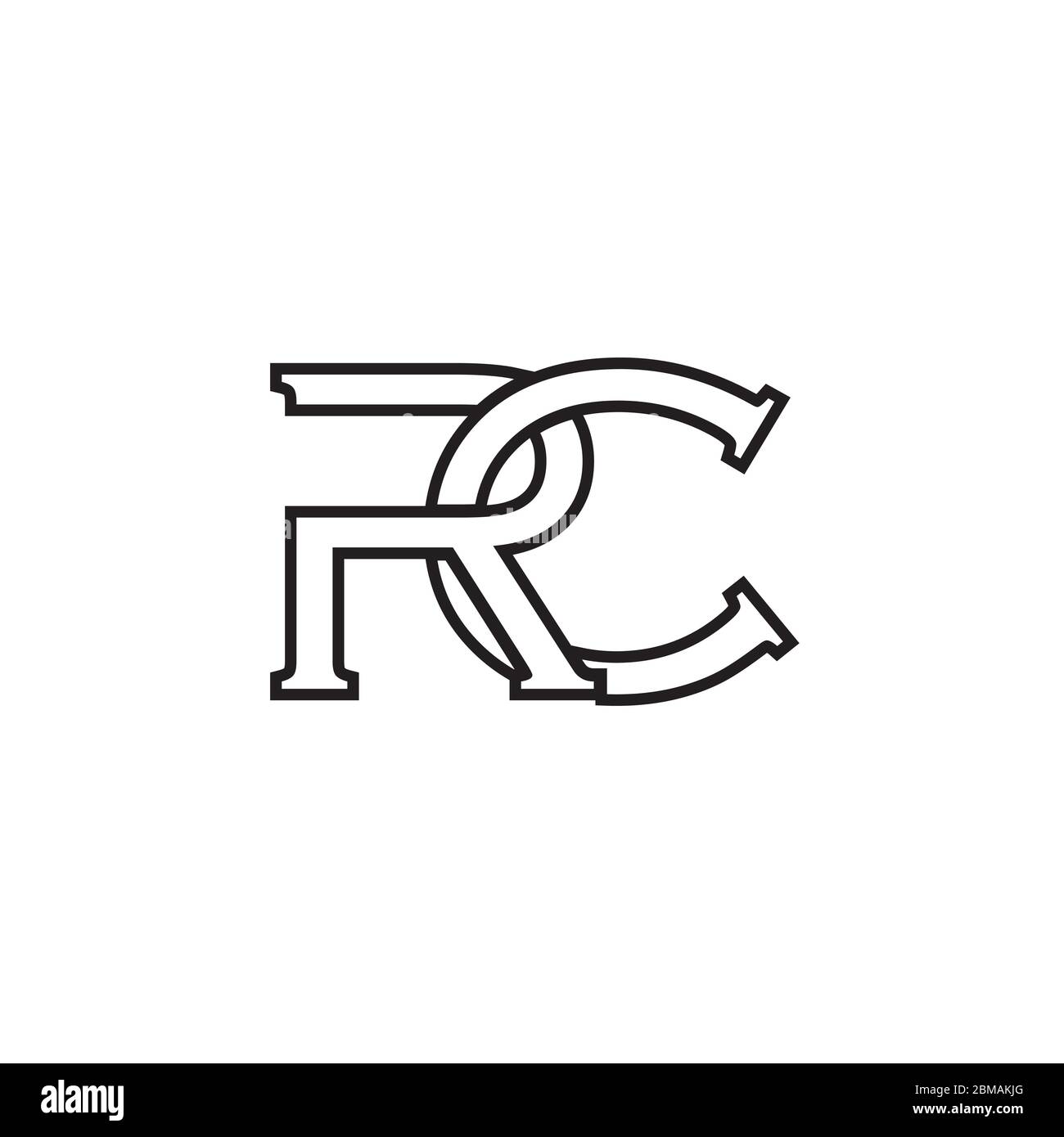 Serif logo Stock Vector Images - Alamy