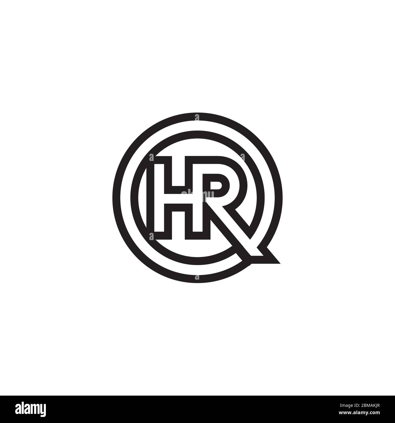 circle lines HR icon vector Stock Vector Image & Art - Alamy