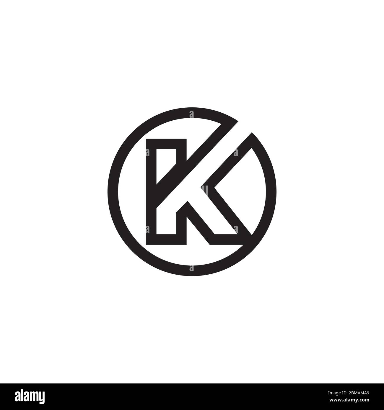 circle K lines design vector Stock Vector Image & Art - Alamy