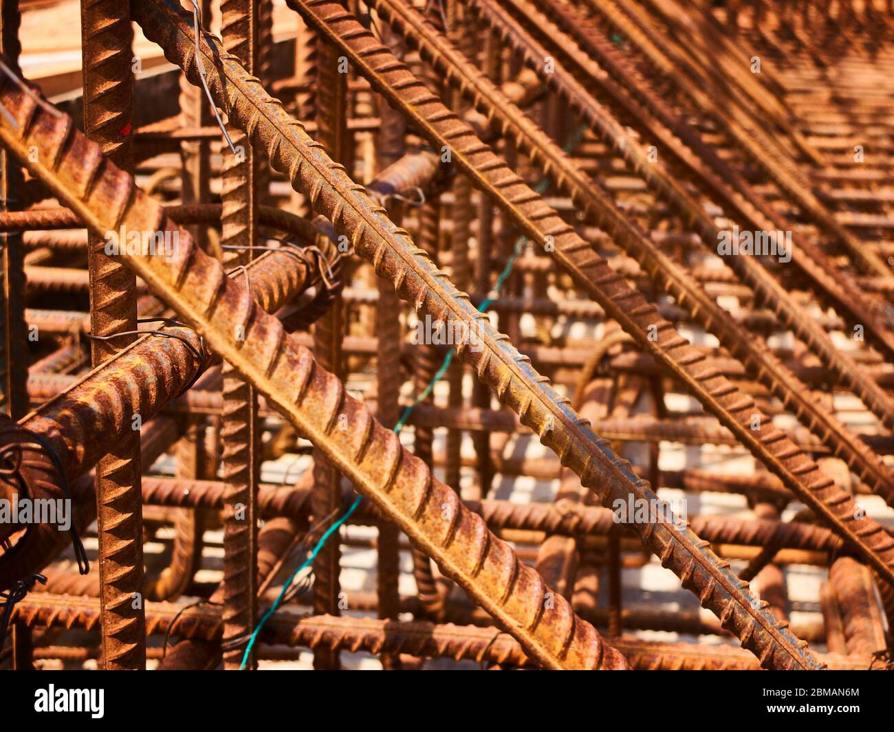 Metal reinforcement frame of a monolithic reinforced concrete structure ...