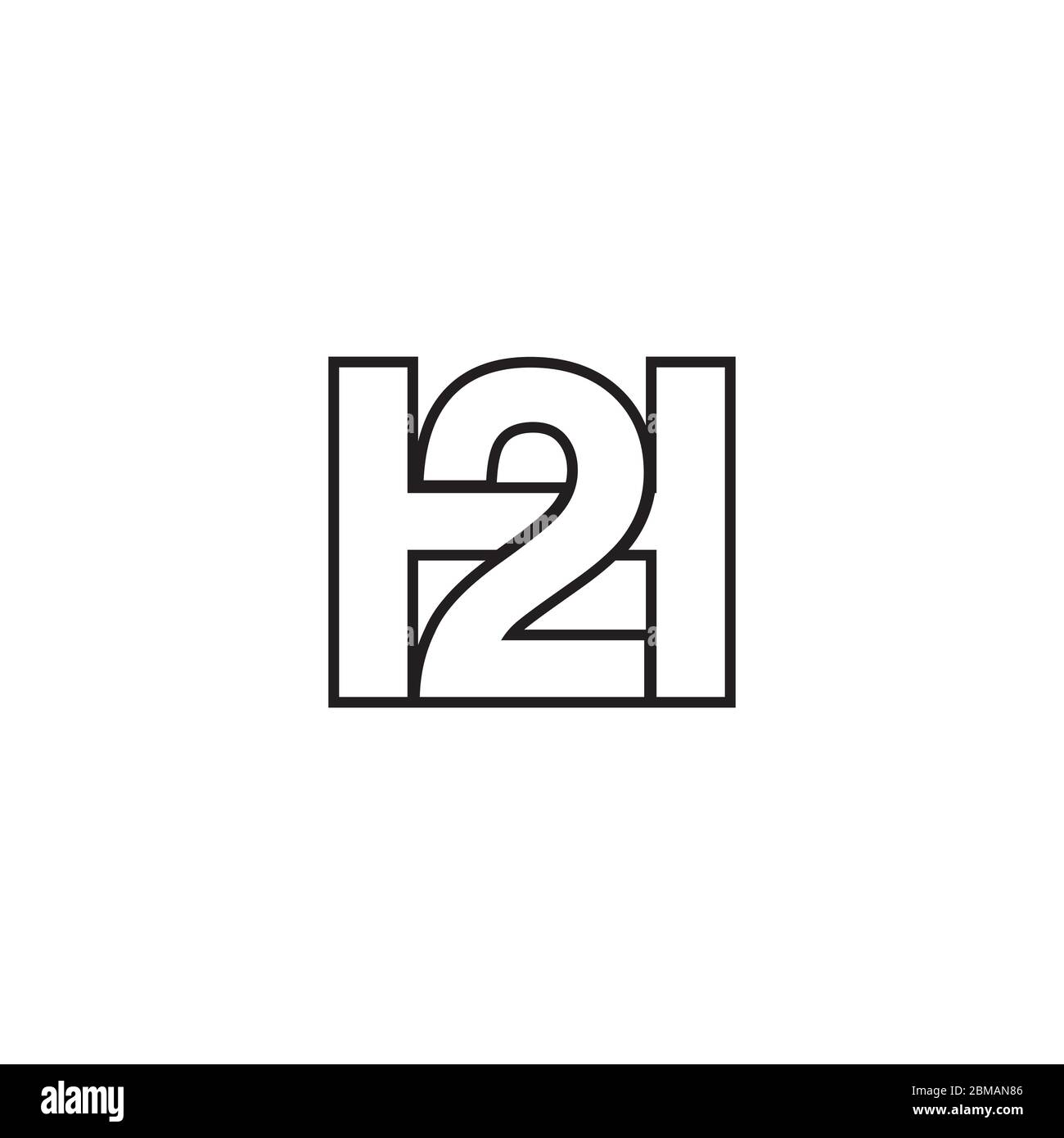 2h Stock Vector Images - Alamy