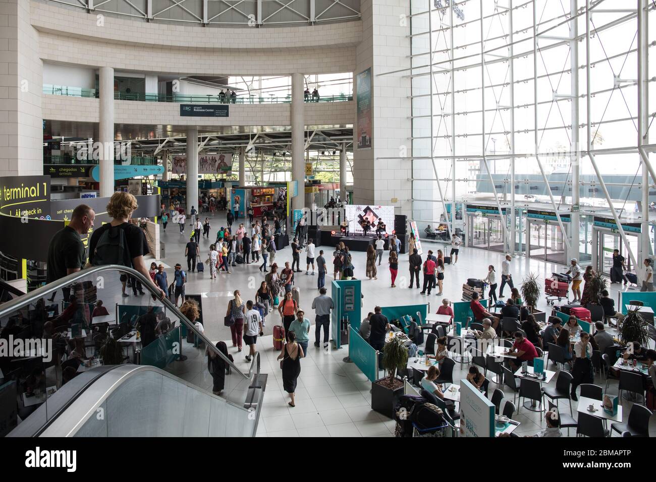Humberto Delgado Airport, also known as Lisbon Airport Stock Photo - Alamy