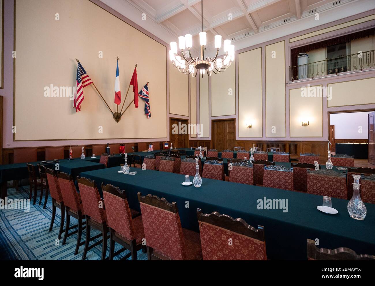 Capitulation of the german wehrmacht in berlin karlshorst hi-res stock ...