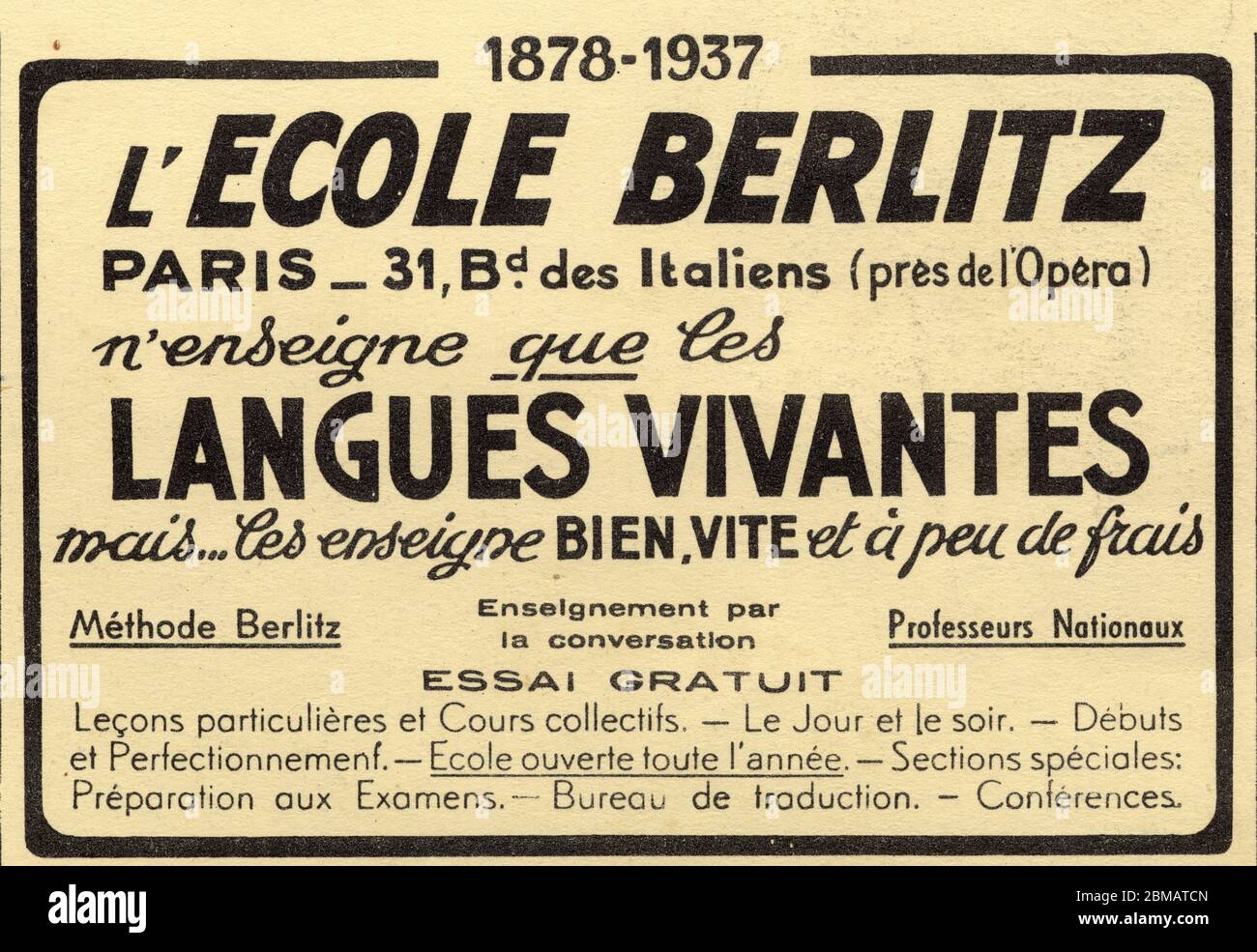 Methode berlitz hi-res stock photography and images - Alamy