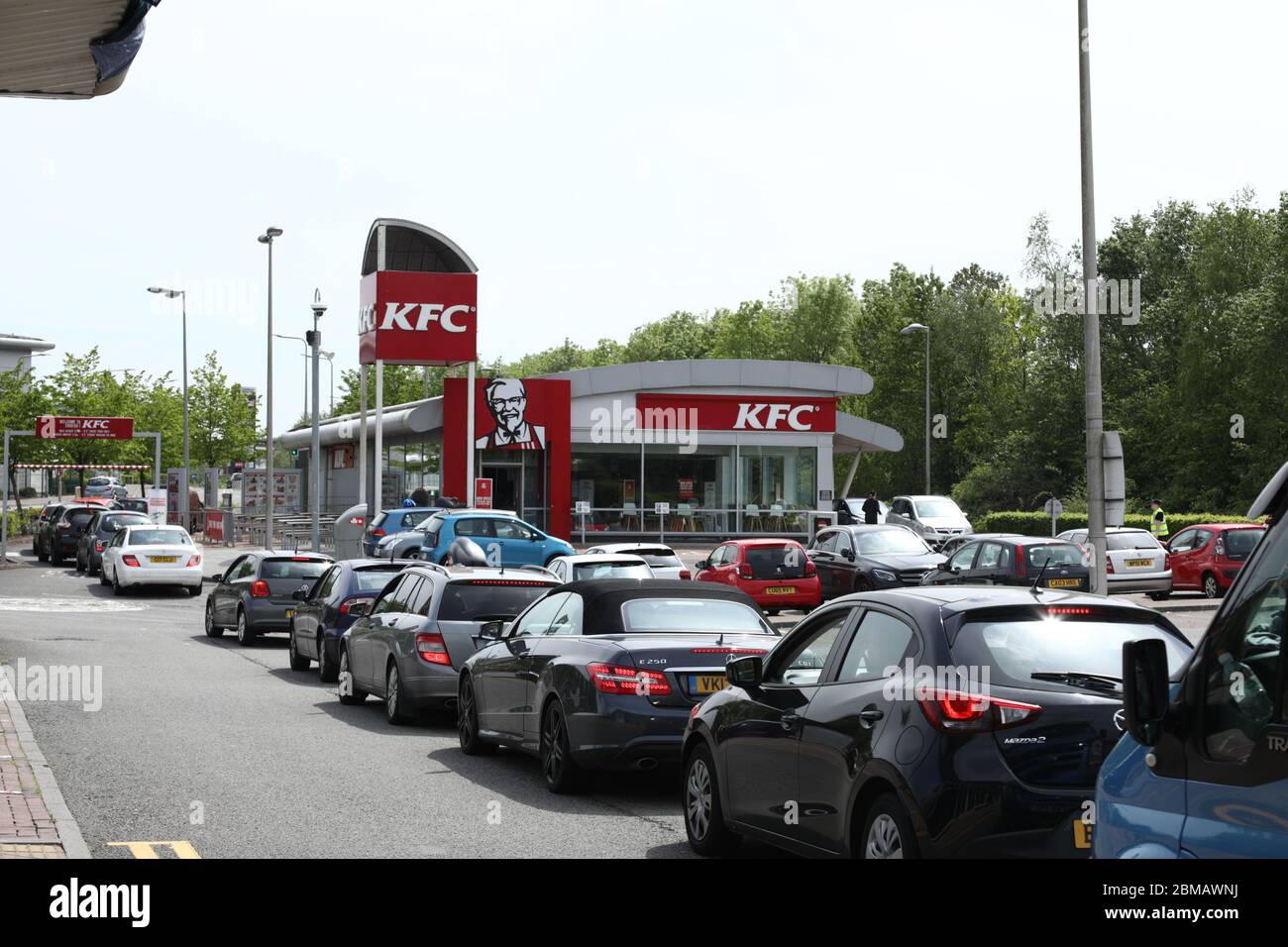 Kfc drive through uk hi-res stock photography and images - Alamy