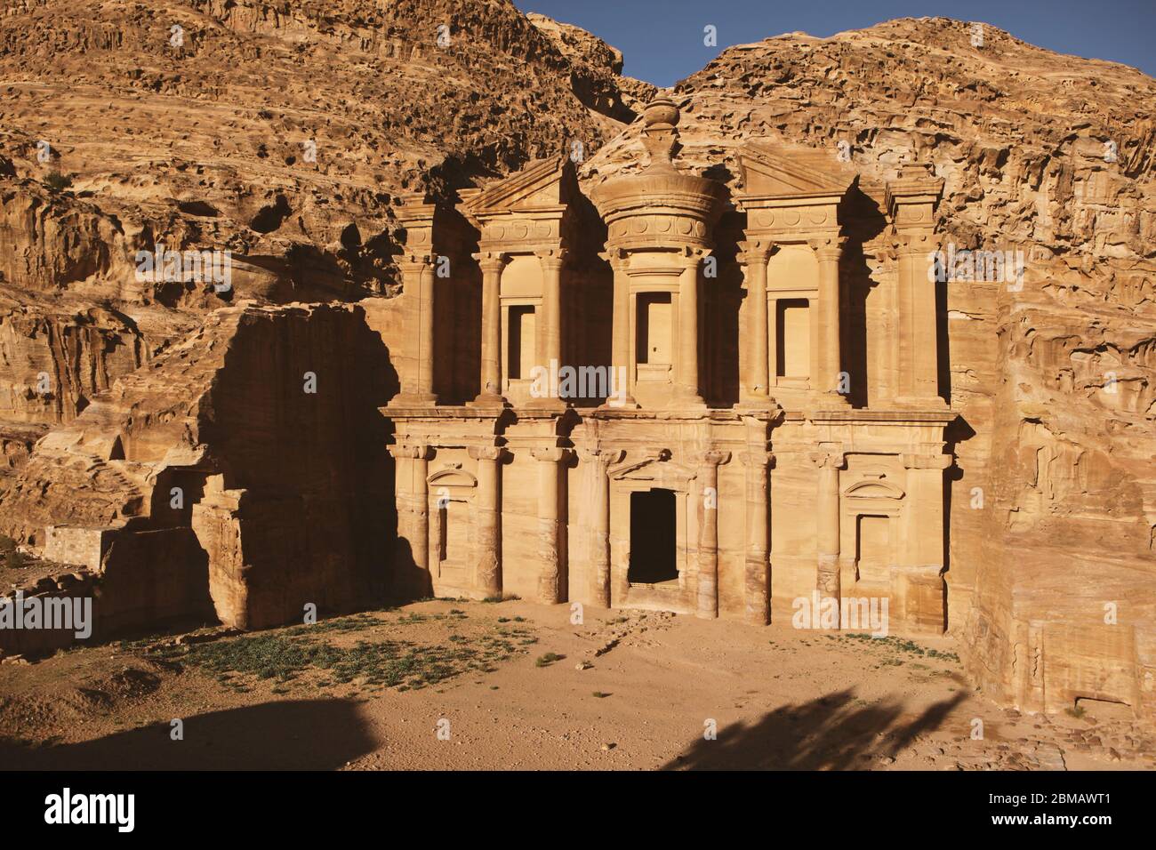 Ad Deir (The Monastery) in ancient city of Petra Stock Photo - Alamy