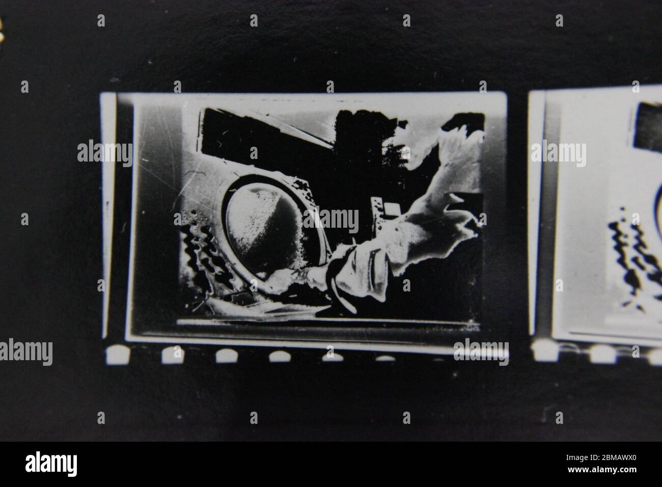 Fine 70s vintage contact print black and white extreme photography of ...