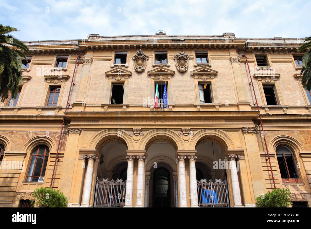 Rome, Italy - old Engineering College building of the Sapienza ...
