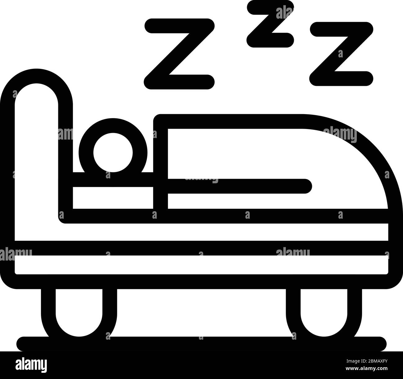 Night sleep icon, outline style Stock Vector Image & Art - Alamy