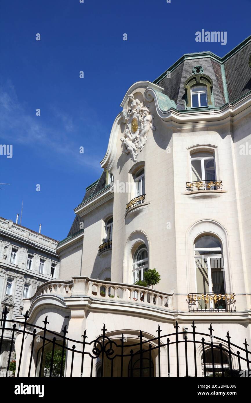 Vienna, Austria - French Embassy building. The Old Town is a UNESCO ...