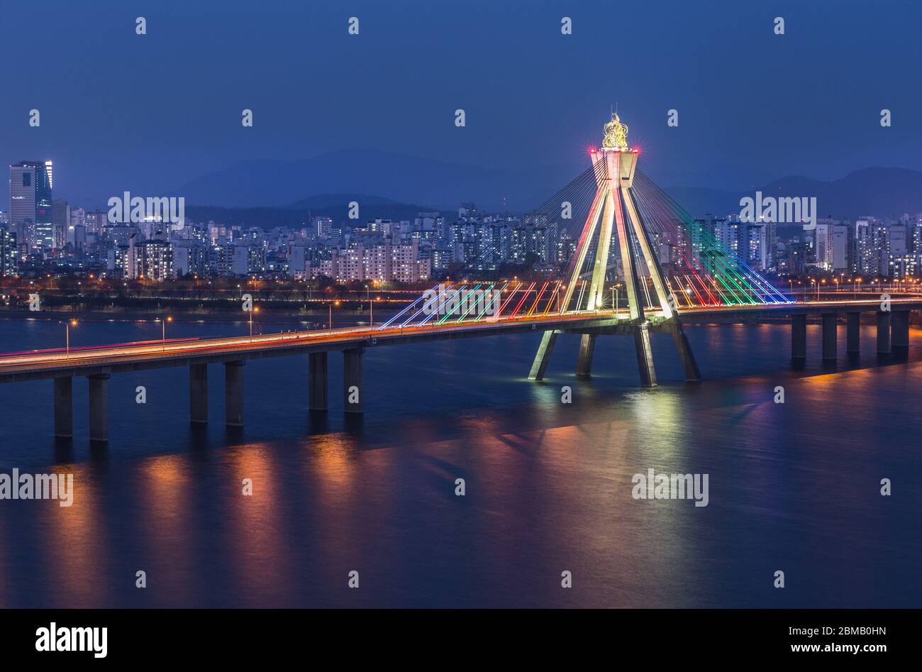 Olympic Bridge in Seoul, Korea Stock Photo - Alamy