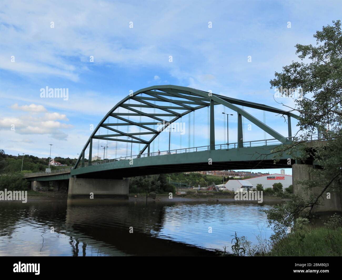 Blaydon bridge across the River Tyne near Newcastle Stock Photo - Alamy