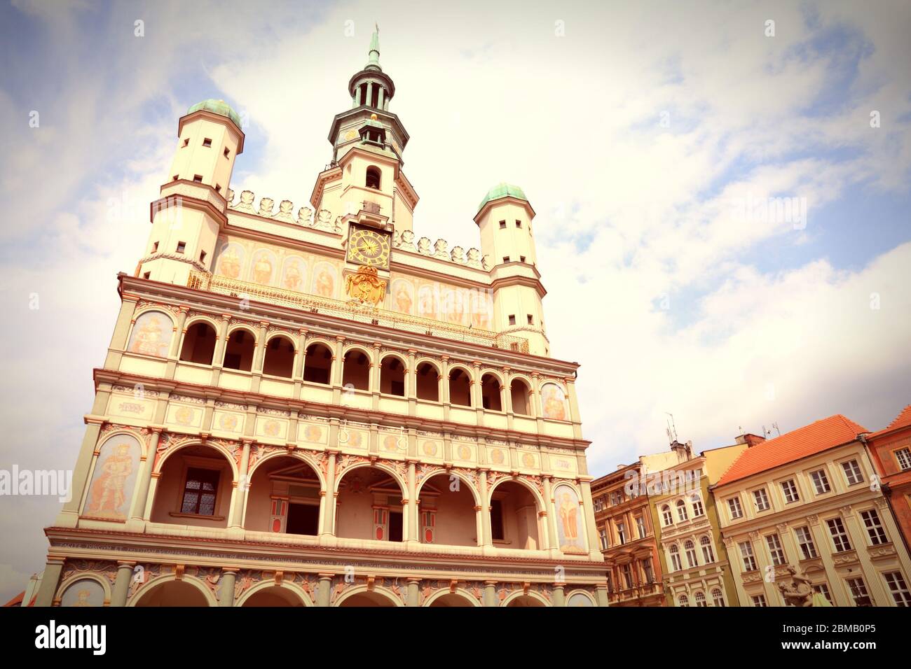 Poznan, Poland - city architecture. Greater Poland province ...