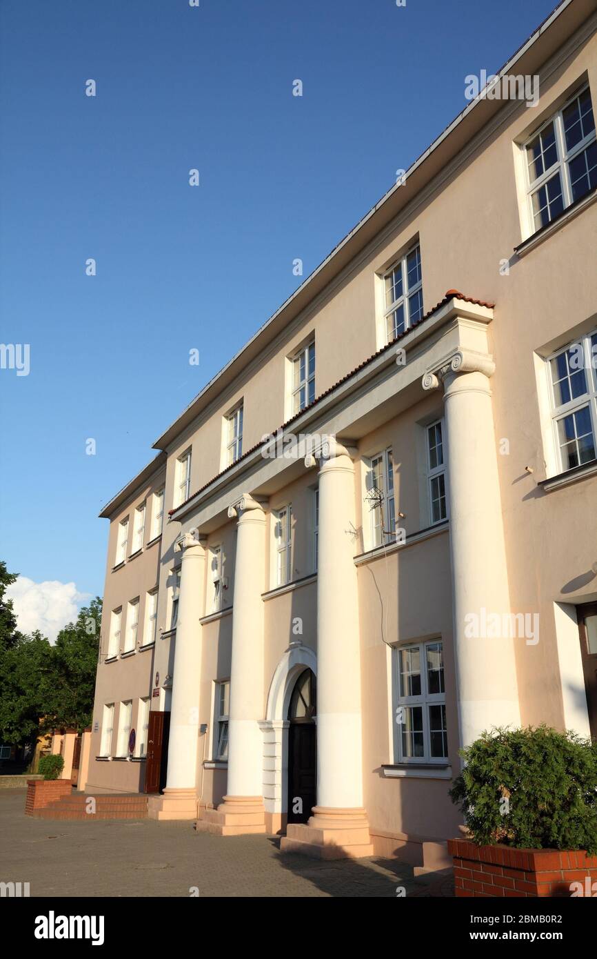 Elementary school in Konin, Poland. Primary education in Europe Stock ...