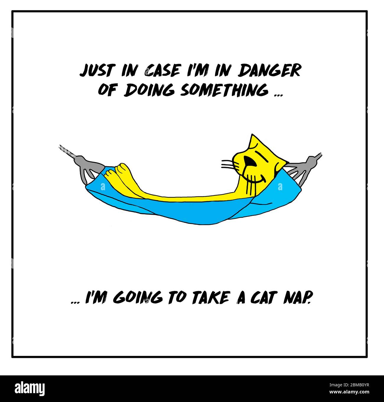 Cartoon sleeping cat hi-res stock photography and images - Alamy