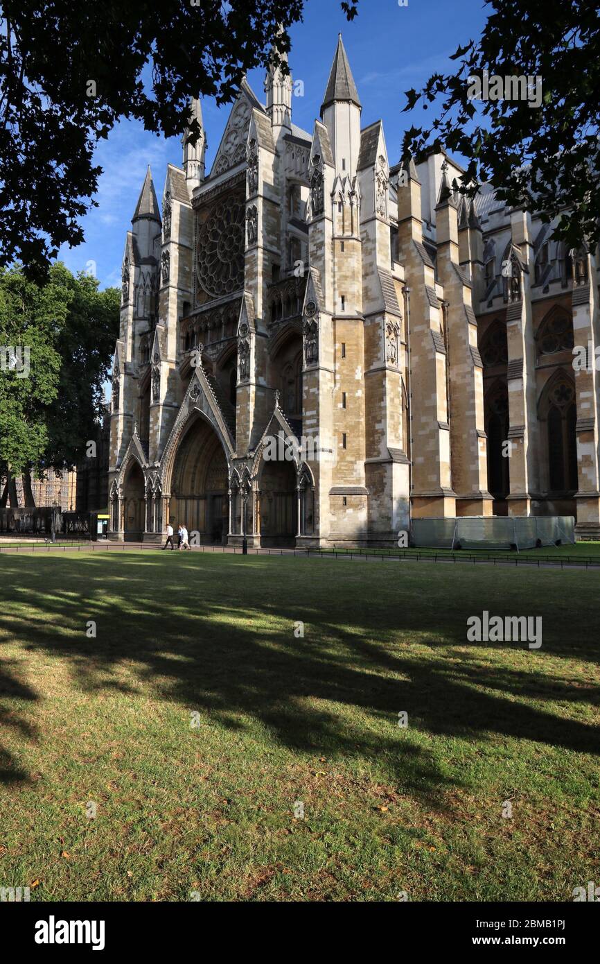 Westminster Abbey, London UK. Gothic abbey church in the City of ...