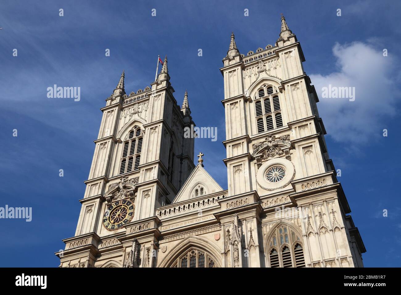 Westminster Abbey, London. Gothic abbey church in the City of ...
