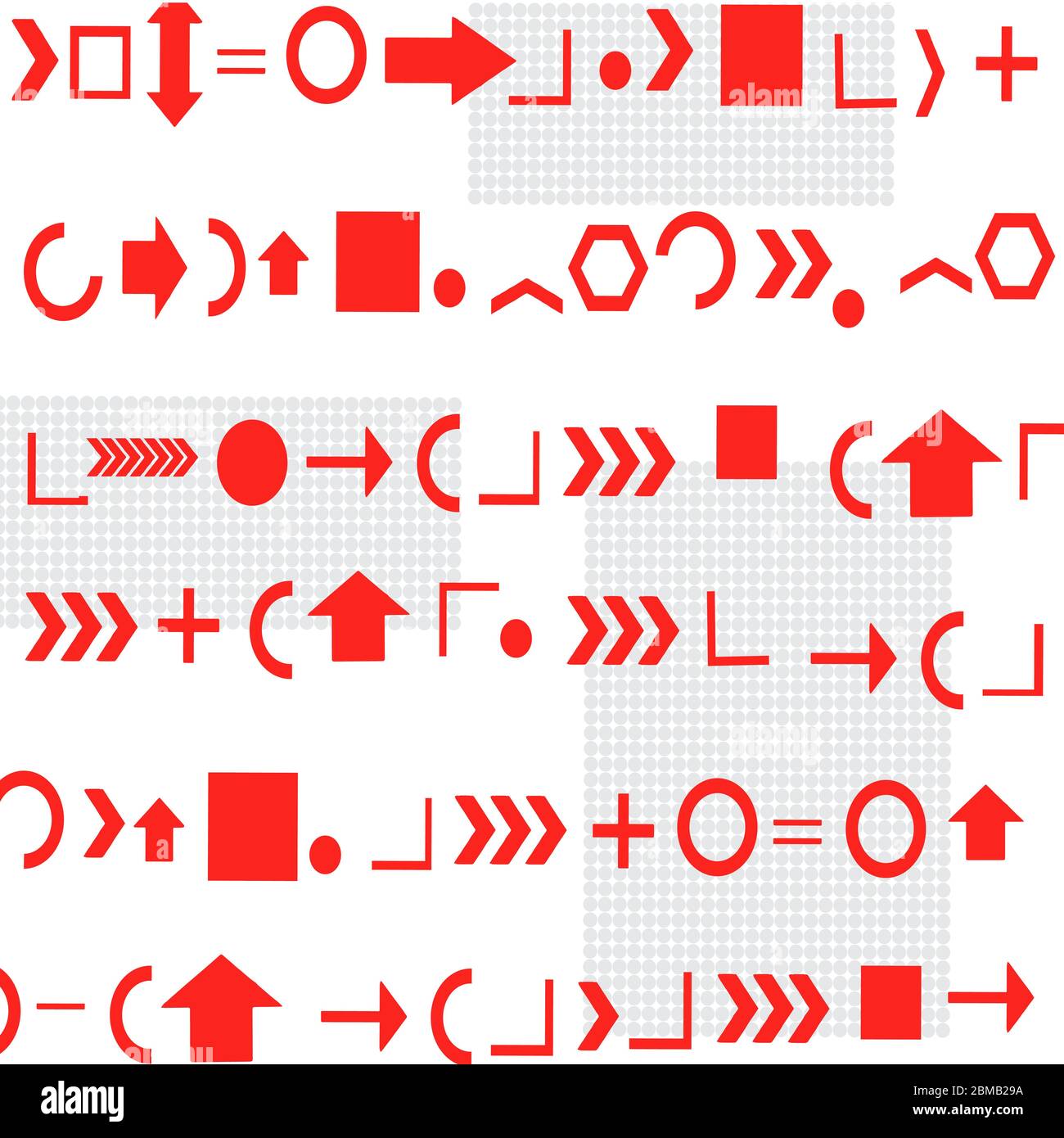 geometric shapes and arithmetic signs Stock Vector Image & Art - Alamy