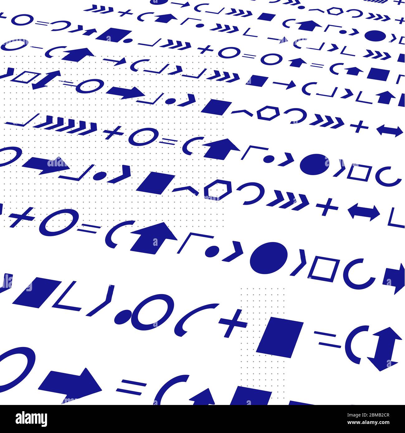 geometric shapes and arithmetic signs Stock Vector Image & Art - Alamy