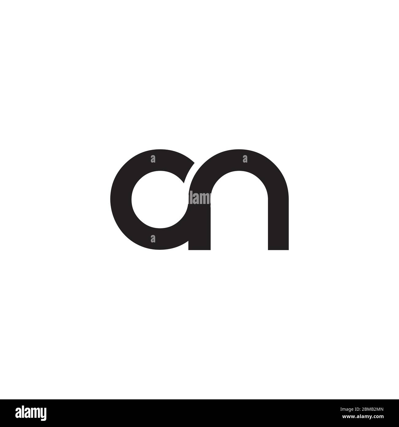 A N lowercase letter design vector Stock Vector Image & Art - Alamy