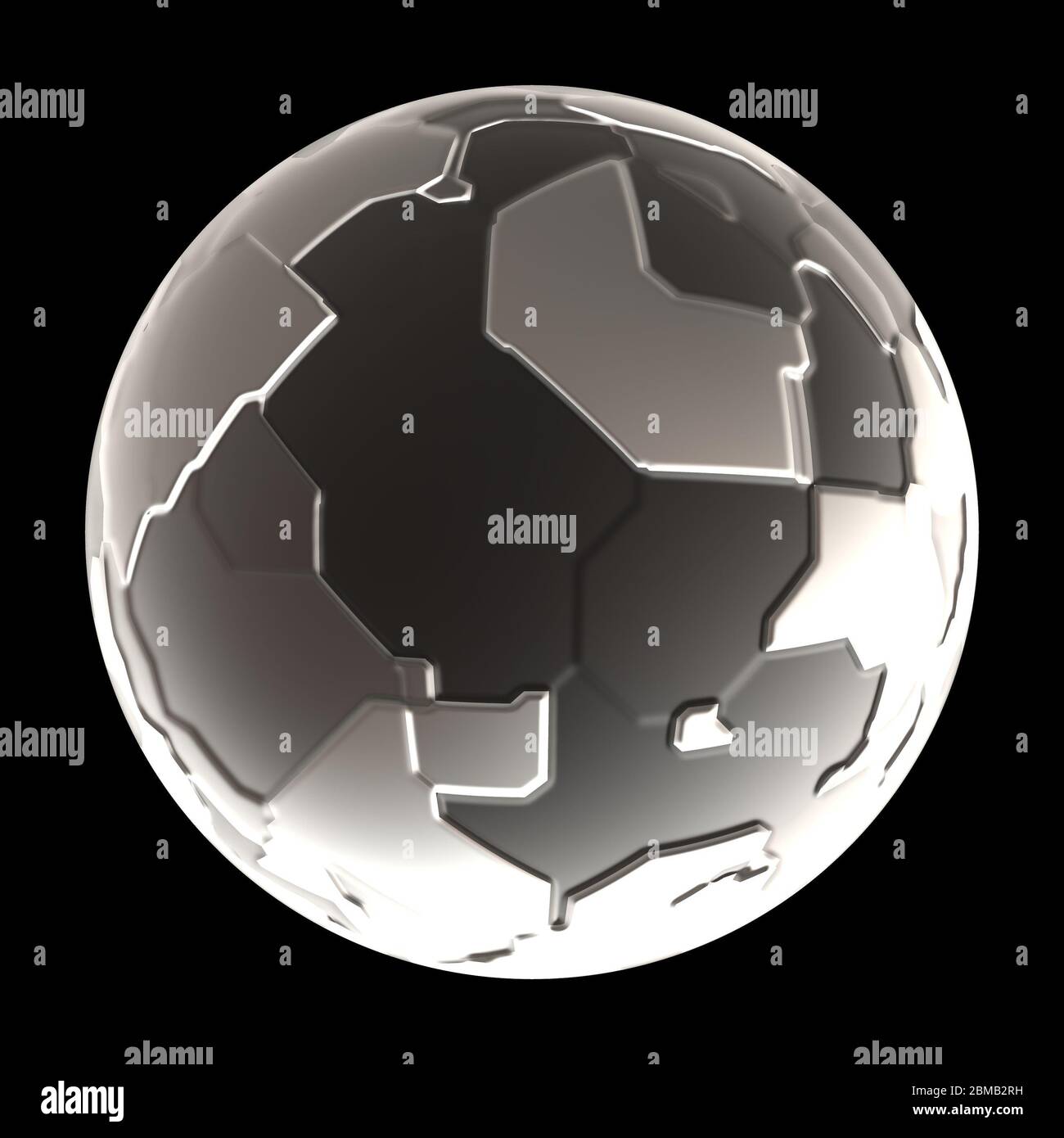Futuristic 3d Globe Sphere Stock Photo - Alamy