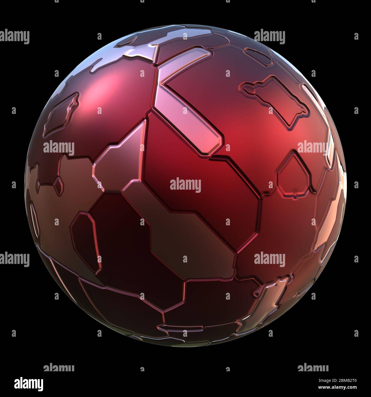 Futuristic 3d Globe Sphere Stock Photo - Alamy