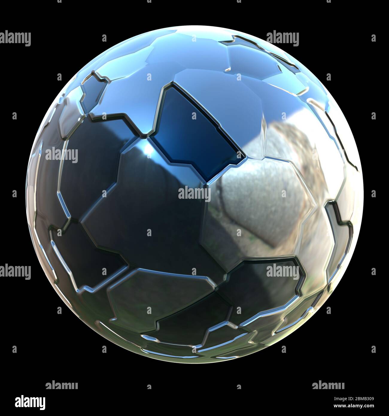 Futuristic 3d Globe Sphere Stock Photo - Alamy