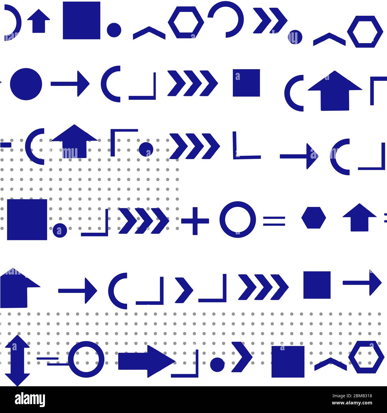 Squares and plus pattern background Stock Vector Images - Alamy