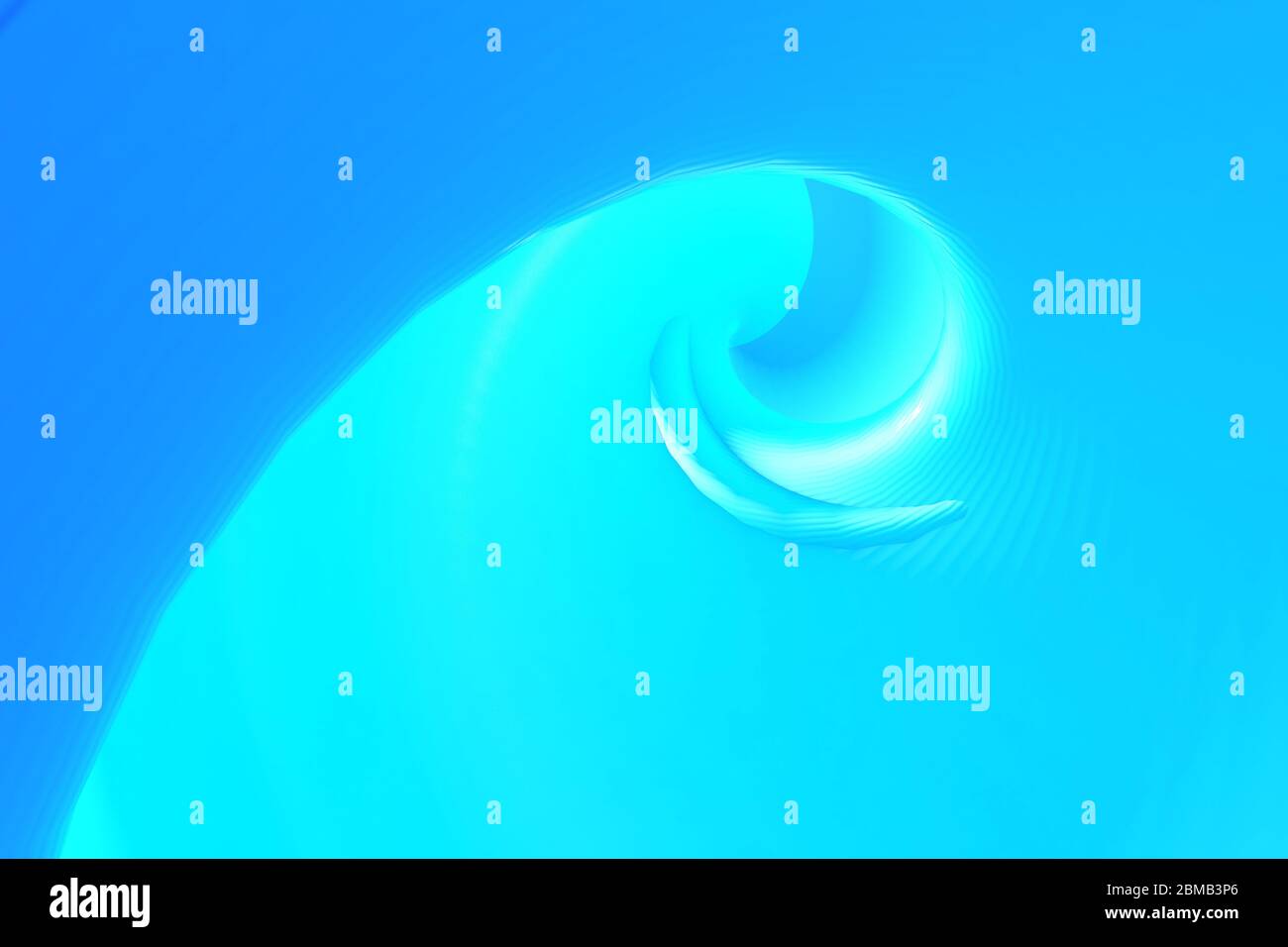 Fantastic blue background. The surfaces inside the sea wave ...