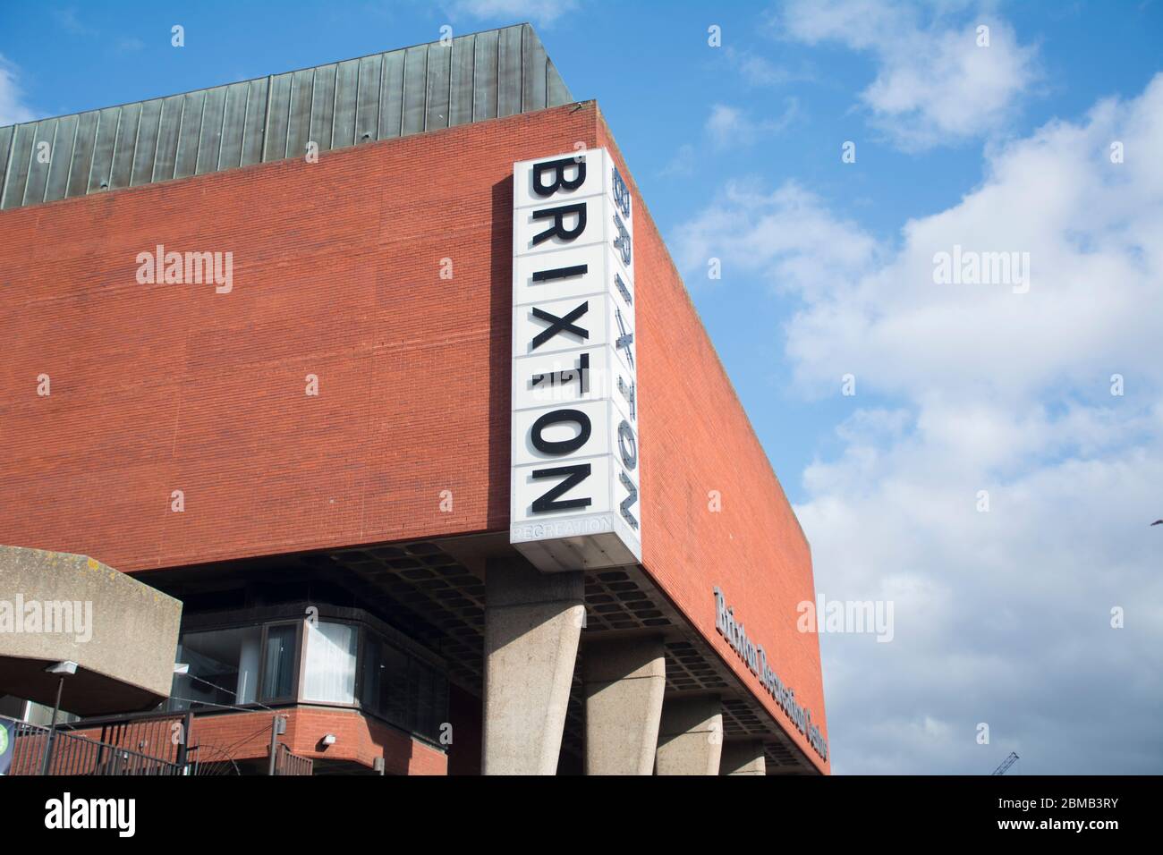 LONDON- Brixton Recreation Centre. A multi use sports facility at the ...