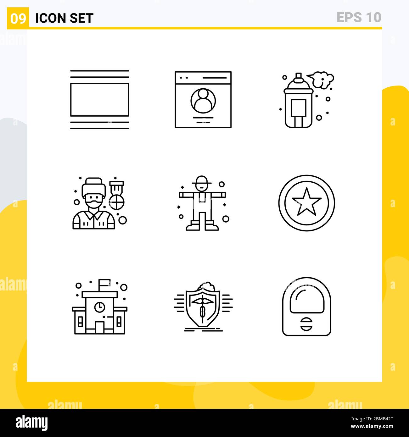 Scarecrow astronaut Stock Vector Images - Alamy