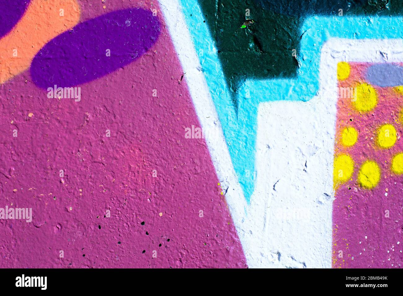 Closeup of colorful urban wall texture. Modern pattern for wallpaper ...