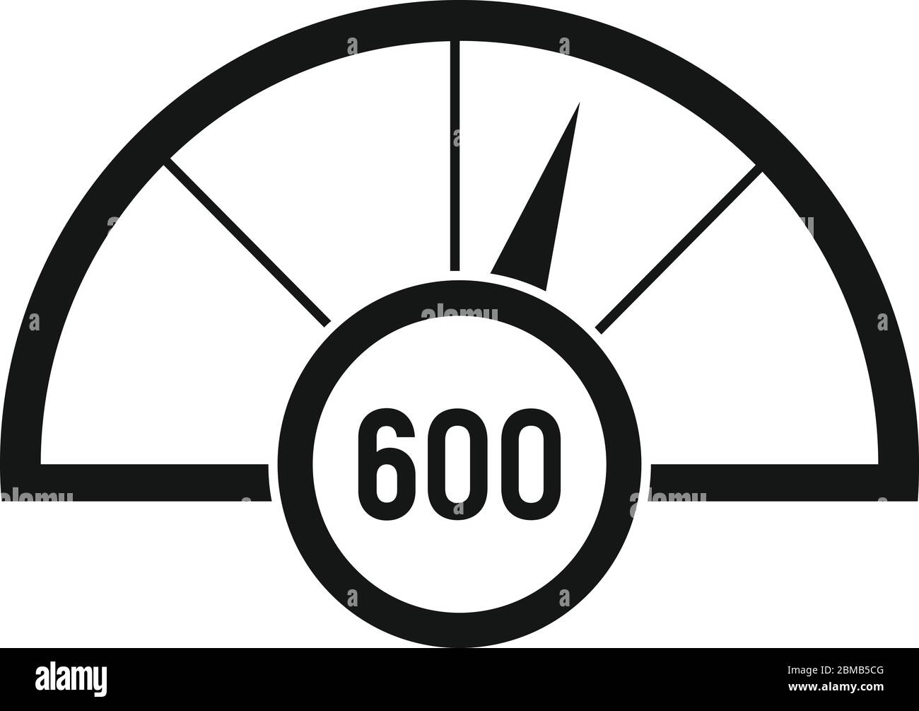 Poor level score icon. Simple illustration of poor level score vector ...