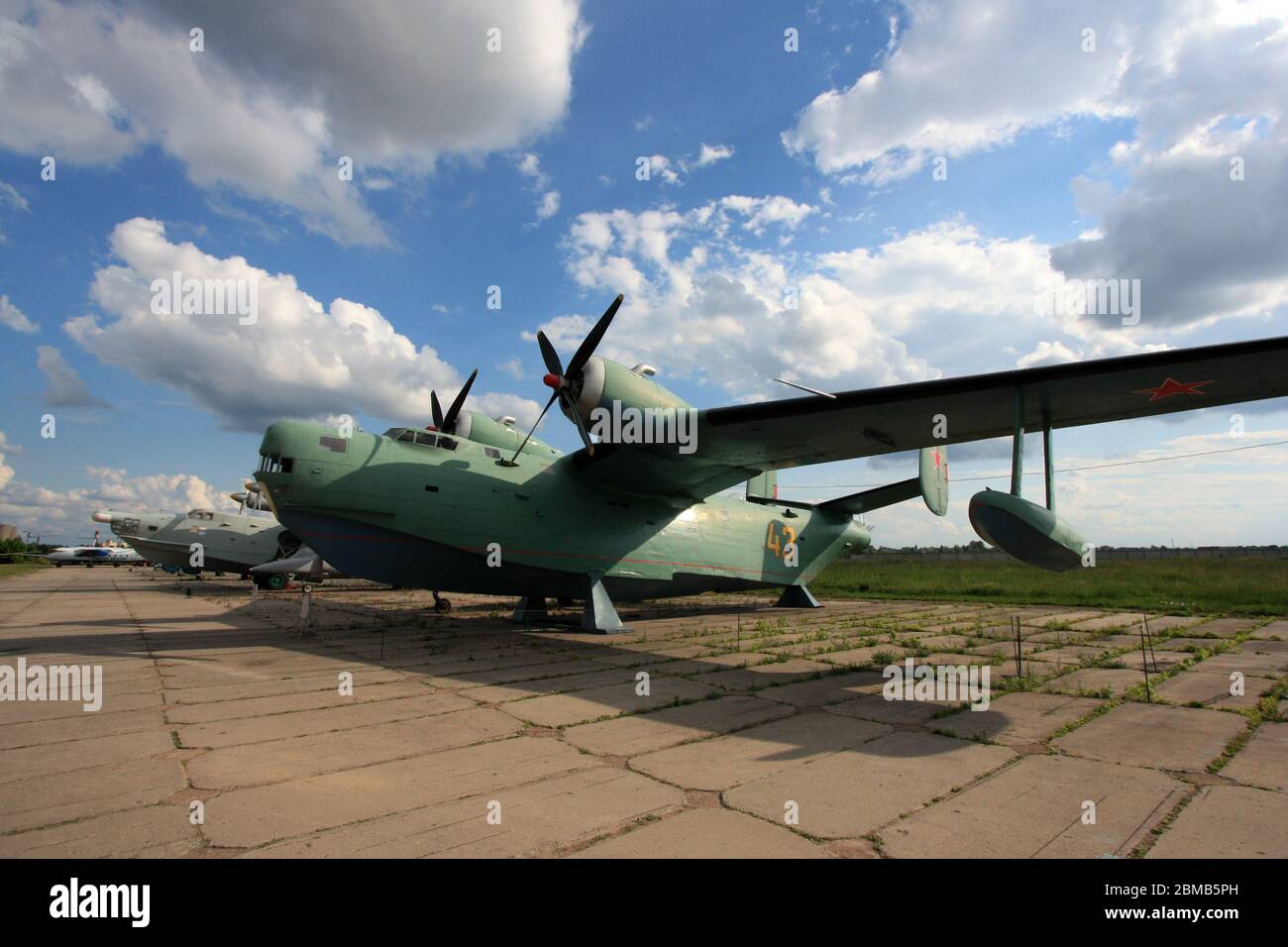 Exterior view of a soviet naval Beriev Be-6 "Madge" flying boat at the ...