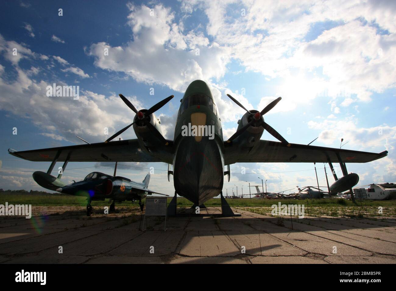 Exterior view of a soviet naval Beriev Be-6 "Madge" flying boat at the ...