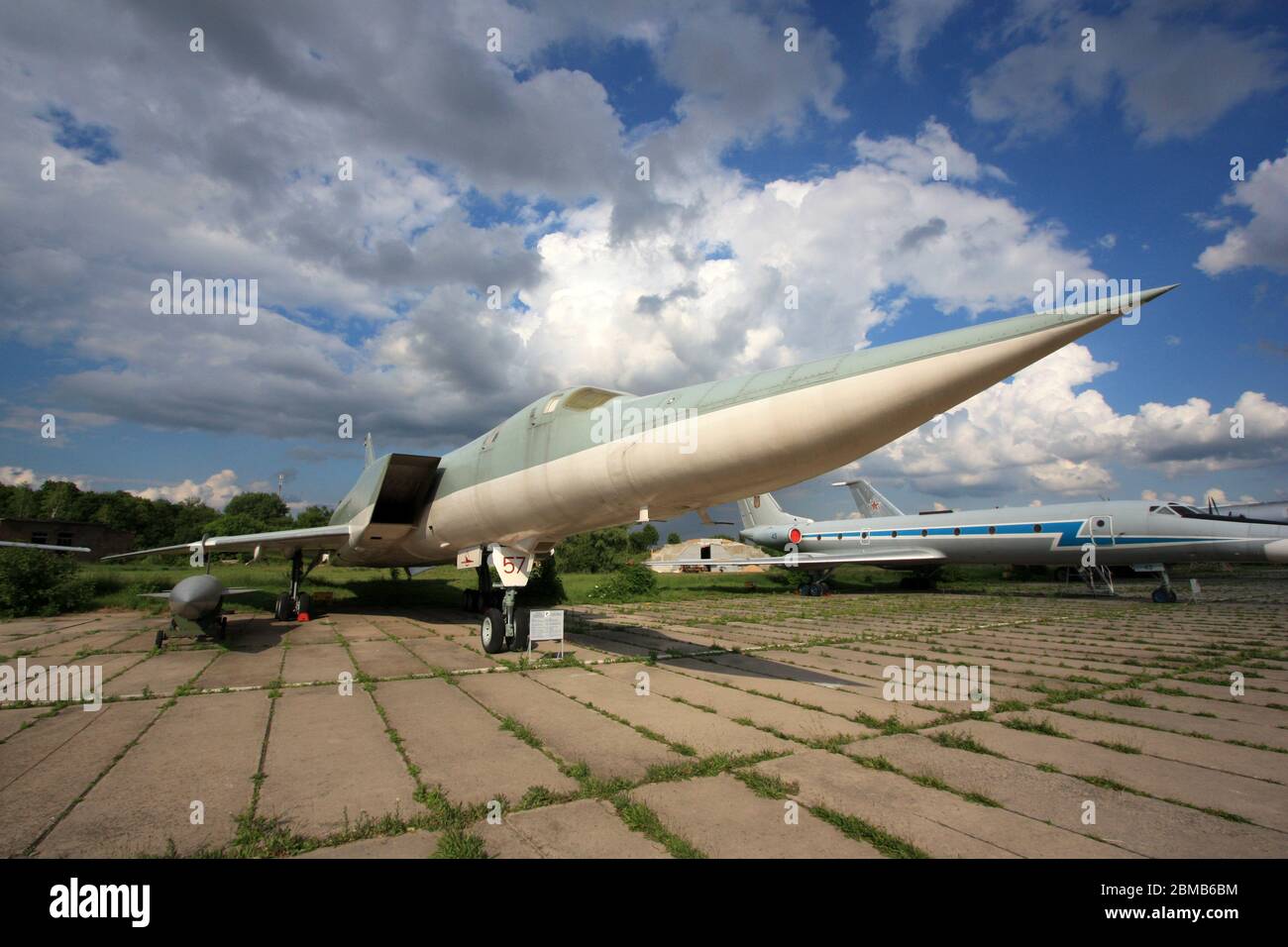Exterior view of a Tupolev Tu-22M "Backfire" supersonic long-range ...