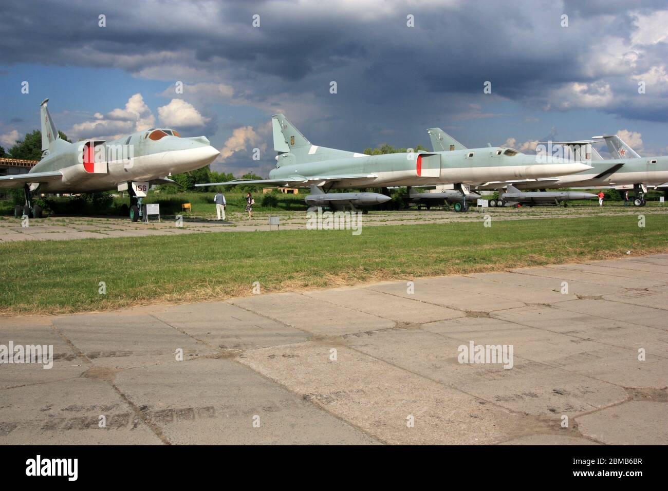 Exterior view of a Tupolev Tu-22M "Backfire" supersonic long-range ...
