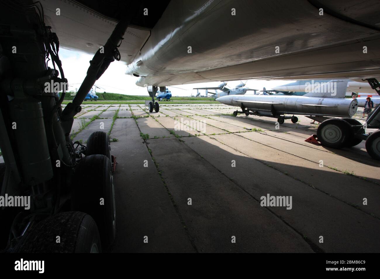 Exterior view of a Tupolev Tu-22M "Backfire" supersonic long-range ...