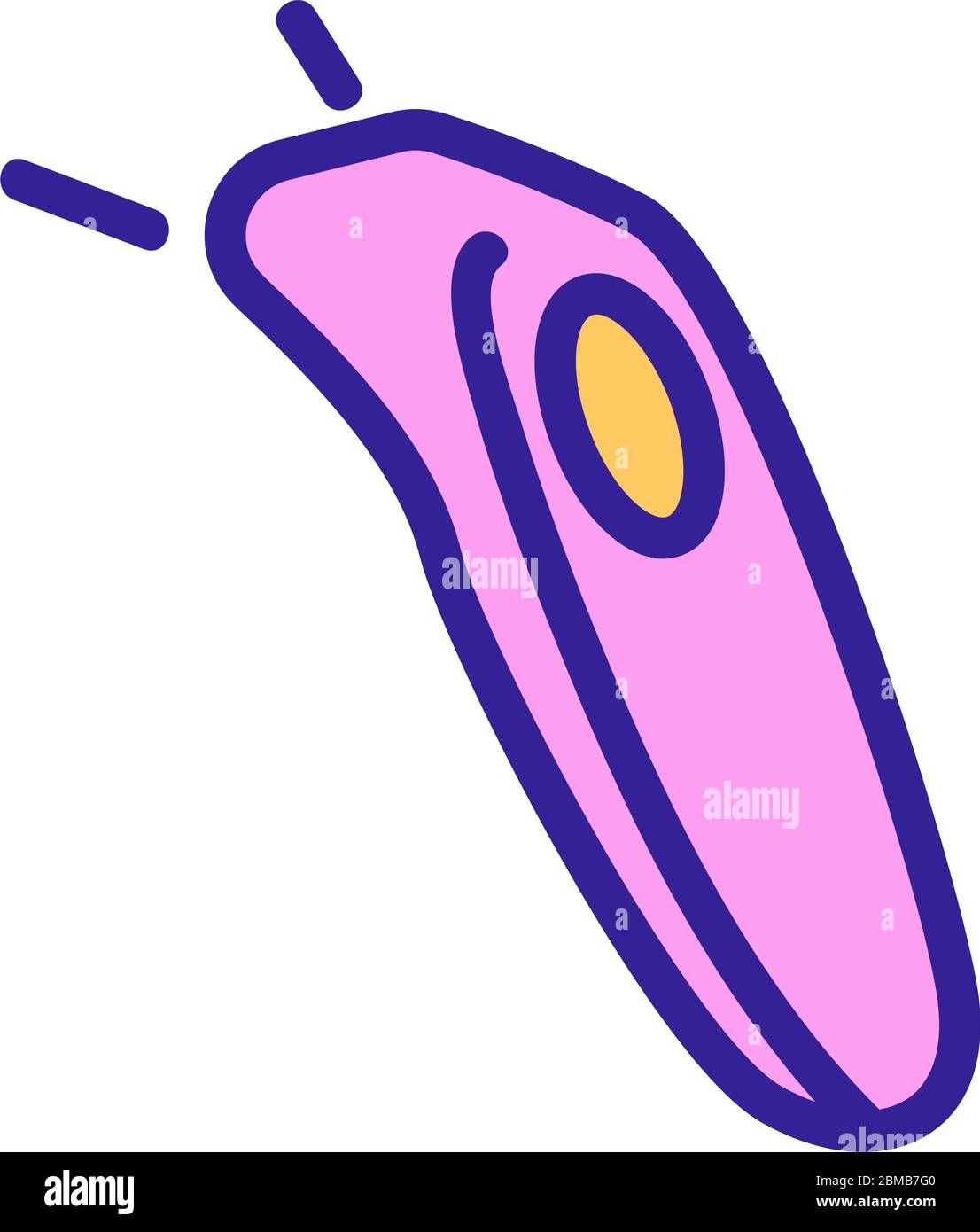 laser wireless scanner icon vector outline illustration Stock Vector ...